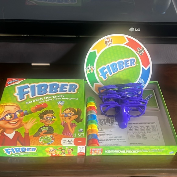 Spin Master Games | Toys | Fiber Family Fun Fibber Board Game Growing ...
